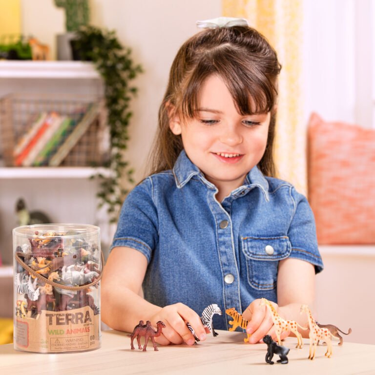 WILD ANIMALS IN TUBE 60 pcs Tubes - LOSANDA KIDS